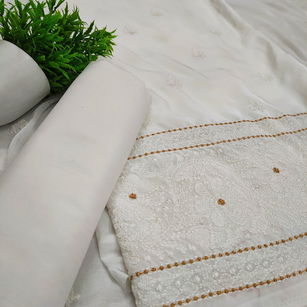 Lucknowi Chikankari Suits – Mohsin Textiles